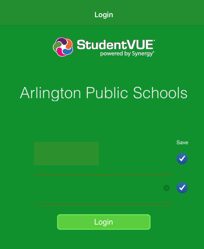 StudentVue App Install and Login - Arlington Public Schools
